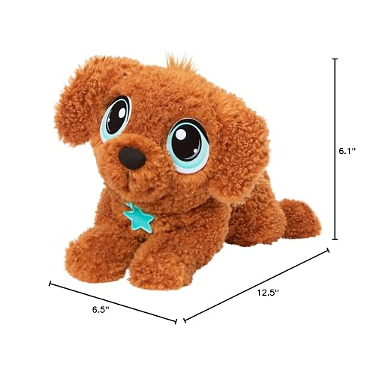 Little Tikes Rescue Tales Tickle Pup, Interactive Cuddly Soft Plush Goldendoodle Kids Toy Dog, for Girls, Boys Ages 3+