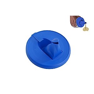 Paint Can Lid Cover and Pouring Spout for 1-Quart Containers, 1 Pack - Secure Seal with Built-in Spout to Pour Paint Easy, Prevents Messes, Spills, Drips, Splatter - Paint Storage Lid