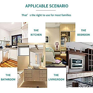 Luxsego Paper Towel Rack Under Cabinets, 1.4" Hanging & No Drilling Paper Towel Hanger for Kitchen Cabinets Bathroom, Stainless Steel, Double Support (Black)