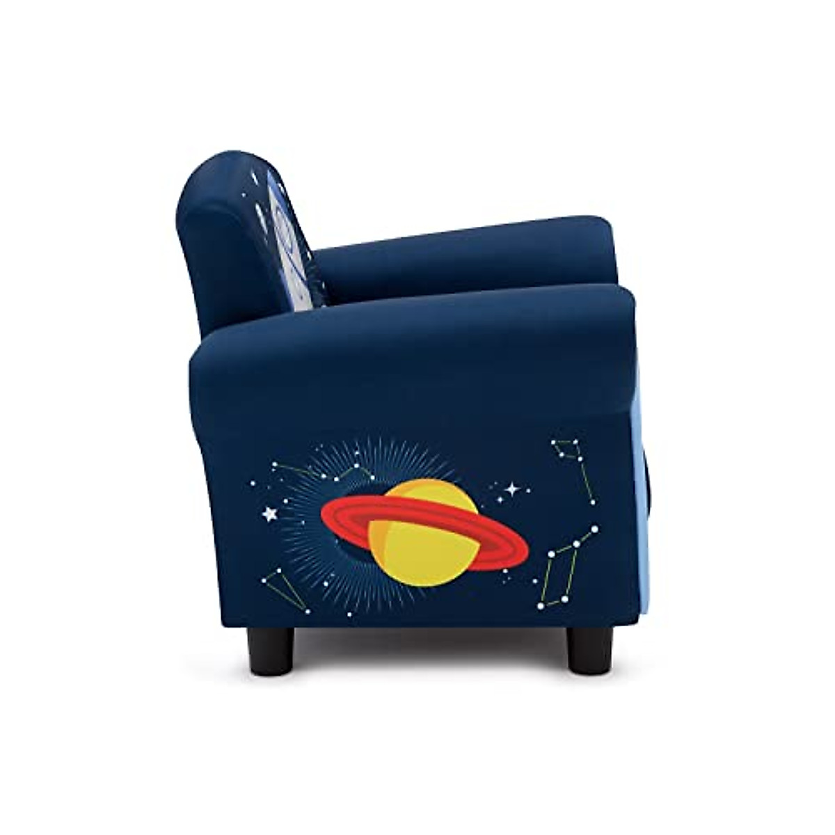 Delta Children Space Adventures Kids Upholstered Chair, Blue