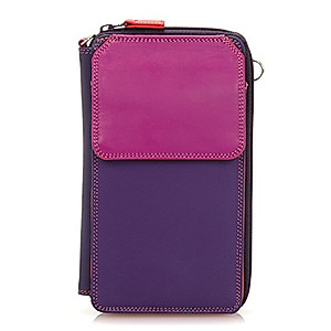 mywalit Multi-Color Purse With Shoulder Strap | 16 Cards, Phone & Coin Pockets