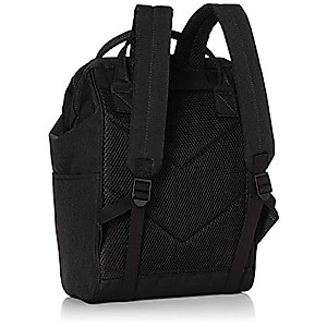 anello GRANDE(アネロ グランデ) Women Metal Clasp Backpack Small, Black (Black 19-3911tcx)