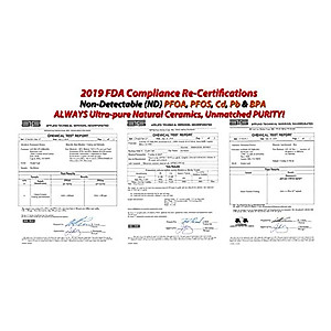 LOUISE STURHLING 8 PCS Healthy Ceramic Air Fryer XL Accessories Set, BPA-Free & Teflon-Free, Dishwasher Safe, Compatible with All 3.7 – 6.0 Qt air fryers & Pressure Cookers