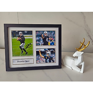 Derek Carr Reprint Signed Photo Picture Poster Framed Display Decorations Fan Gifts Memorabilia Wall Art