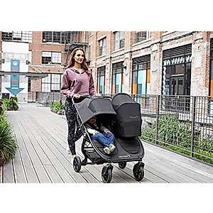 Baby Jogger City Mini GT2 All-Terrain Double Stroller, Jet , 40.7x29.25x42.25 Inch (Pack of 1)