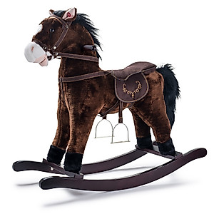 Joon Rocking Horse Pony, Dark Brown