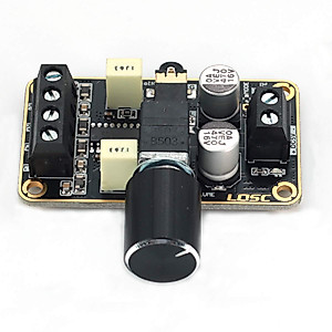 DEVMO Audio Amplifier Board,5W+5W Mini Amplifier Board PAM8406 DC 5V Digital Stereo Power Amp 2.0 Dual Channel Class D Amplify Module for Speaker Sound System DIY