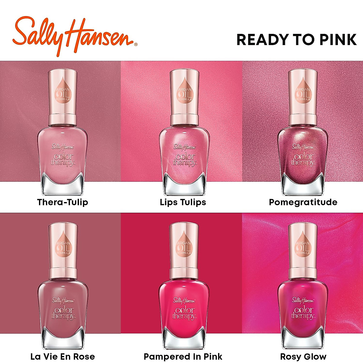 Sally Hansen Color Therapy, Pomegratitude, Pack of 1