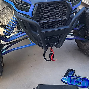 Goldfire Teryx KRX 1000 Accessories, UTV Front Rear Tow Hook Compatible with 2020 2021 Kawasaki Teryx KRX 1000, Replace OEM # 99994-1315 (Black)