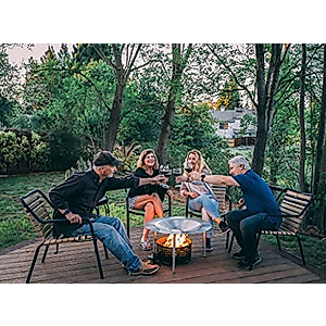 HeatSaver AL28 - Fire Pit Heat Deflector/Reflector and Cover