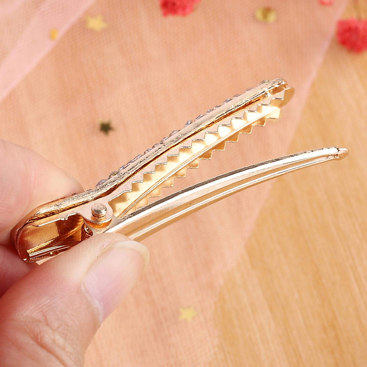 12 Pcs Rhinestone Alligator Hair Clips Fancy Crystal Duckbill Hair Clips for Women Girls Hair Styling Tools Accessories