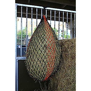 T TEKE Deluxe Slow hay Feeder hay nets, 1-3/4" Feeding Holes, Horse Supplies hay Bags for Horses, Goats