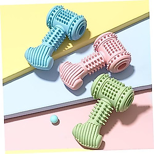 Housoutil Dog Toy Pet Toothbrush Dental Interactive Molar Plaything Dog Teeth Cleaning Toy Lovely Molar Toy Dog Molar Toy Dog Accessories for Small Tow Truck Accessories Chew TPR Toys
