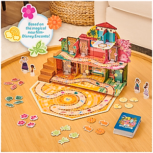 Disney Encanto, House of Charms Cute Easy Family Board Game with Magic Tokens Based on The Movie, for Kids Ages 5 and up