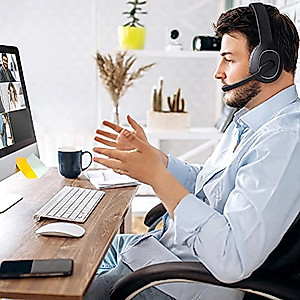 Maxell Bluetooth 5.0 Over Ear Headset with Boom Mic, Sound for Home Office use, Online Classes, Teams, and Zoom Meetings - Black