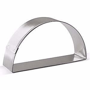 Half Circle/Taco/Lemon Slice/Orange Slice/Lime Slice 3.75 Inch Cookie Cutter from The Cookie Cutter Shop – Tin Plated Steel Cookie Cutter – Made in the USA