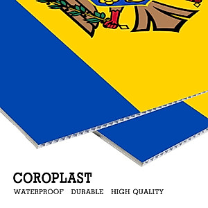 Autravelco Moldova Lawn Signs with Stakes 12x18 Inch National Flag Nautical Gifts Customized Yard Sign for House Rent Lawn Decoration Props