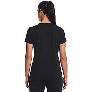 Under Armour Womens Live Sportstyle Graphic Short Sleeve Crew Neck T-Shirt , Black (002)/Black , Medium
