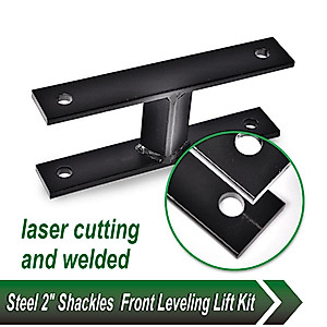 VRracing 2" Leveling Lift Kit Compatible with 1999-2004 Ford F250 F350 4WD Shackles Front Leveling Lift