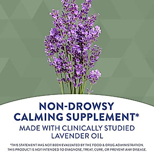 Nature's Way CalmAid, Non-Drowsy, Clinically Studied Lavender Supplement Helps Reduce Tension/Stress*