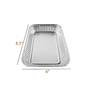 AJinTeby Catch Pan Holder 7515 with 20-Pack Drip Pan Liners Aluminum Disposable Grease Trays for Weber Genesis 1000-5500, Silver/Gold/Platinum, Genesis II Series, Platinum I/II, and Summit Grills