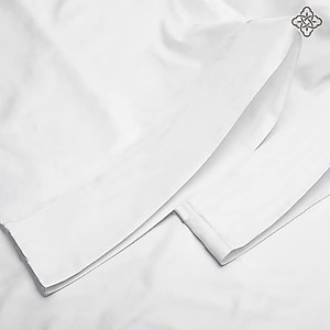 BIOWEAVES 100% Organic Cotton King Pillow Cases 300 Thread Count Soft Sateen Weave GOTS Certified – King Size, Set of 2, White