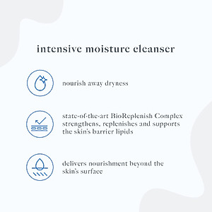 Dermalogica Intensive Moisture Cleanser (5.1 Fl Oz) Hydrating Face Wash for Dry Skin - Cleans Skin Leaving it Feeling Smoother, Softer, and More Luminous