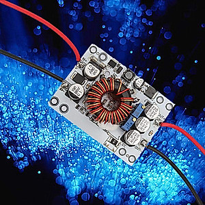 Oumefar 10.5-70V to 2.5-58V Step Up Down Module 10A 180W DC Boost Voltage Converter Adjustable Boost Converter Module for LED Driver