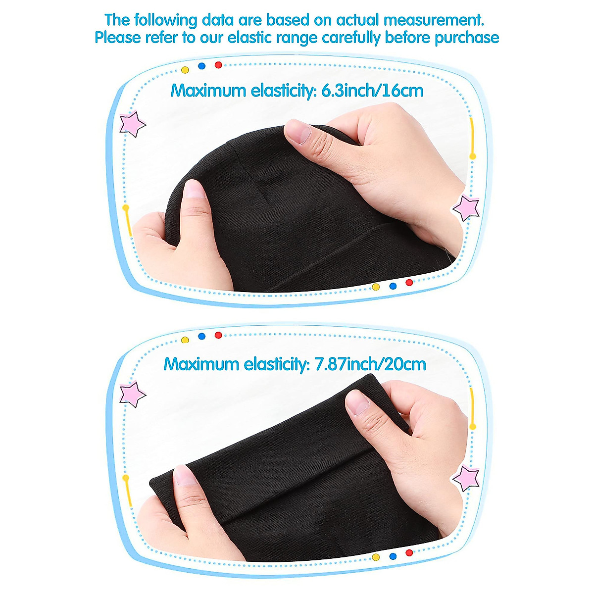 Newborn Hats and Mittens Set Unisex Baby Beanie Hats Gloves (8 Colors,16 Pieces)