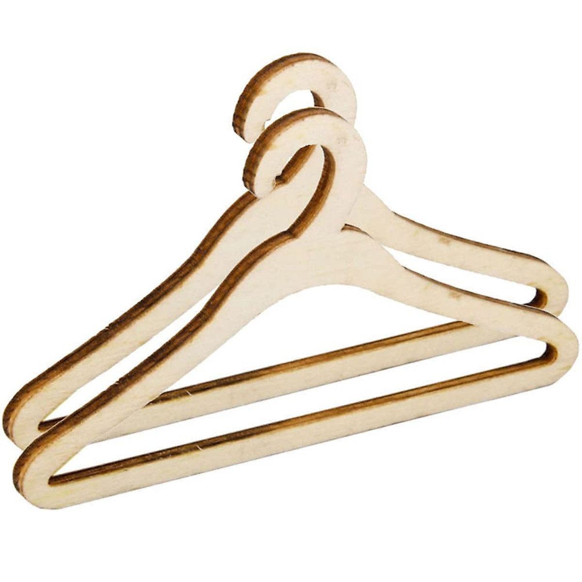 lot Baby Wooden Clothes Hanger Baby Creative Hanger Rack Home Girls Princess Room Nursery Decor for Kids (40 PCS)