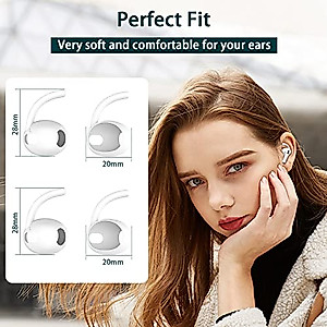 R-fun AirPods 3rd Generation Case Cover with Cleaner kit and Earbuds Hook Cover (2Pairs),Soft Silicone Protective Case for Apple AirPods 3 2021- Black