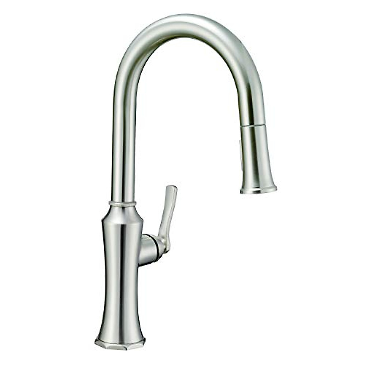 Draper 1H Kitchen Pull Down Kitchen Faucet w/SnapBack and Dockforce 1.75 gpm Stainless Steel
