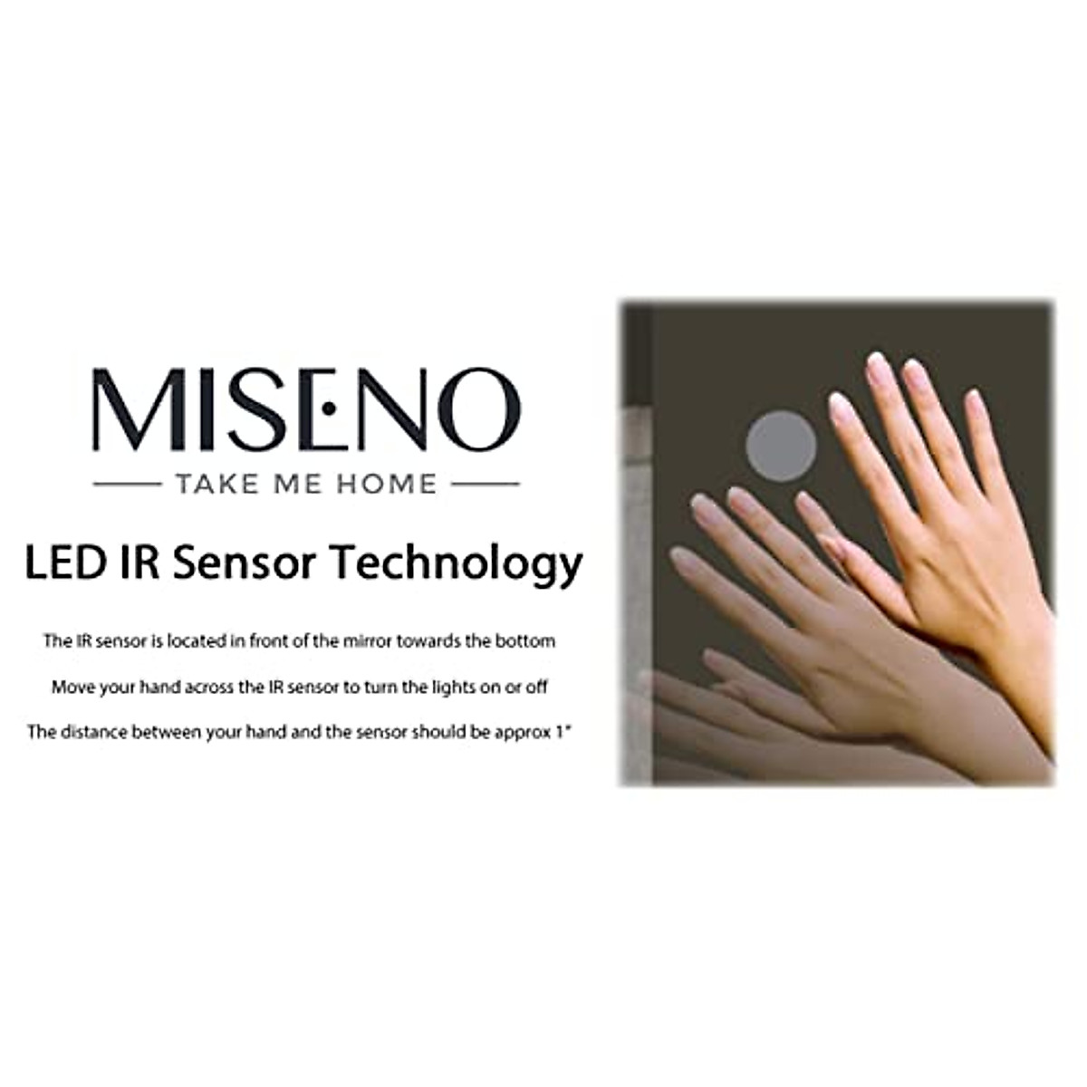 Miseno MMC3026LED MMC3026LED 30" W x 26" H Rectangular Frameless Wall Mounted Medicine Cabinet with LED Lighting