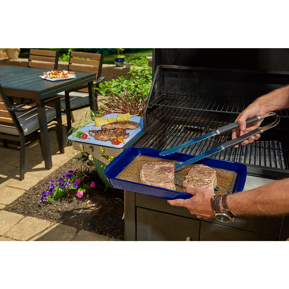 Prep & Serve Marinade Tray Set Large