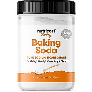 Nutricost Baking Soda (2 LBS) - For Baking, Cleaning, Deodorizing, and More (Pantry)