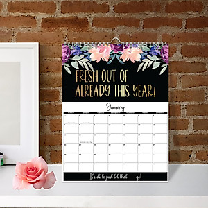 2024 Calendar for Tired Ass Women - Fu-ck It Planner, Funny Swear Word Monthly Gag Gift for Women