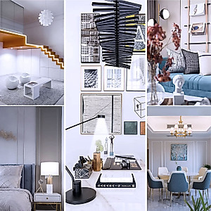 LFLAMPON E12 LED Candelabra Base Small Light Bulb 3W Equivalent 25-30W Incandescent 6000K Cool White Light Bulbs 120V 300LM Non Dimmable for Chandelier,Salt Lamps, Desk Lamp Ceiling Fan(6 Pcs)