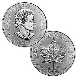 2021 Canadian Maple Leaf $5 Brilliant Uncirculated