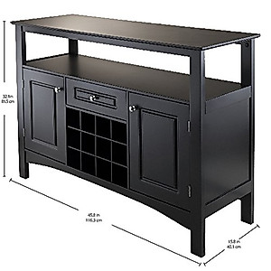 Winsome Jasper Buffet, Black