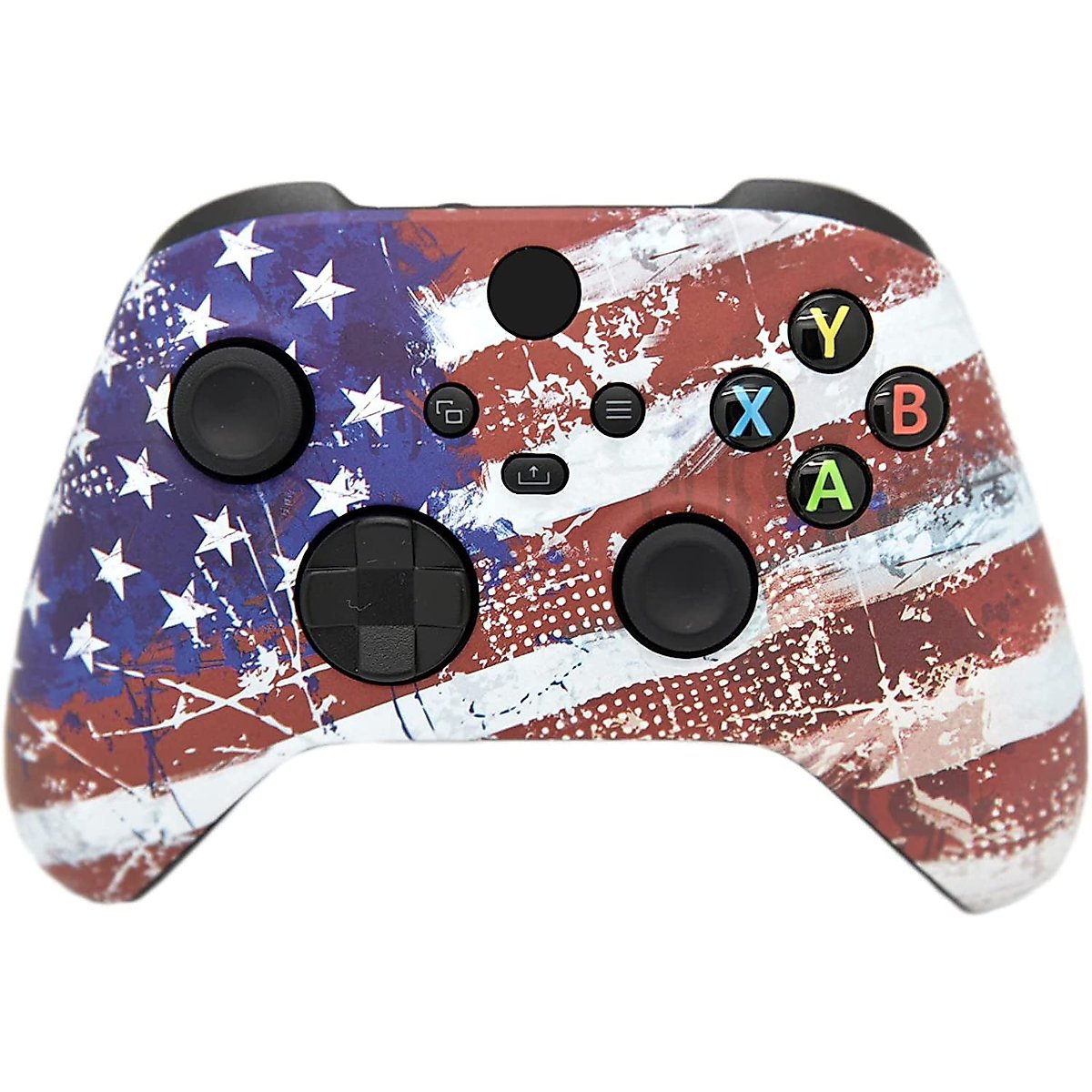 Hand Crafted Custom Controller Compatible with Xbox Series X/S & Xbox One (U.S Flag)