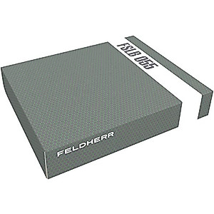 Feldherr Storage Box FSLB055 for Model Railway locomotives, Wagons and Vehicles - 4 Slots for H0 Gauge Horizontal, Amount:2 pcs.