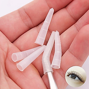 100 Pcs Clear Tweezer Point Protectors Cap Tweezer Tip Protective Covers Stopper