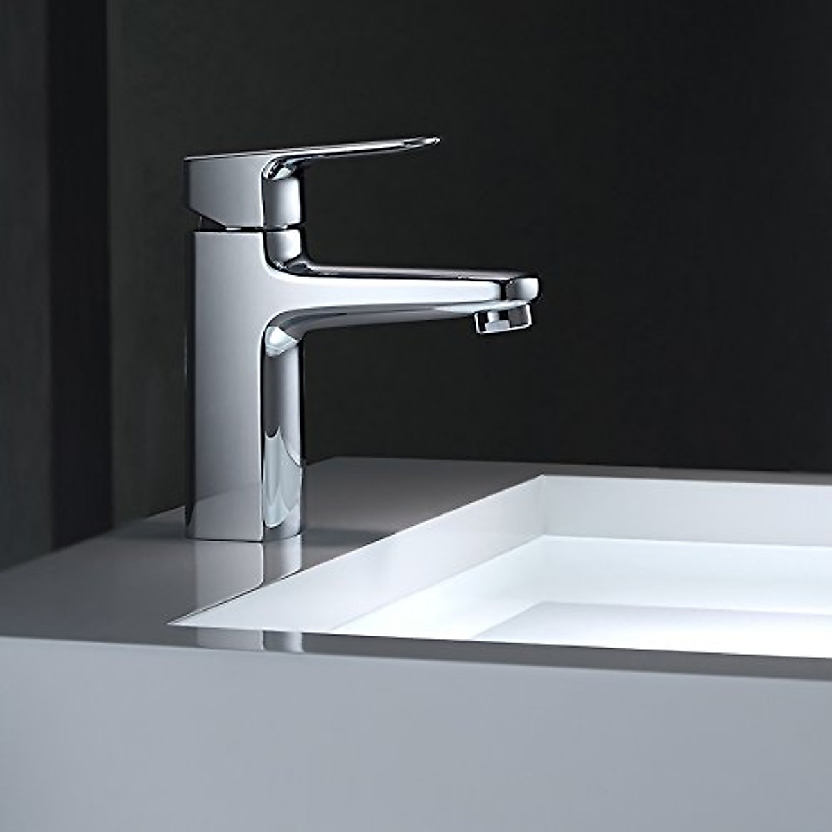 Kraus KEF-15501CH Virtus Single Lever Basin Faucet, Chrome