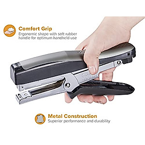 Bostitch No-Jam Desk Stapler (SSP-99), Black/Gray, 11.06 x 2.13 x 5 inches