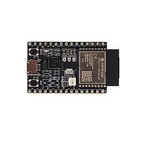 Stemedu ESP32-C3-DevKitC-02 ESP32-C3-WROOM-02 Development Board Module with 4MB SPI Flash WiFi + Bluetooth Core 2-in-1 Microcontroller Processor for Ar-duino IDE