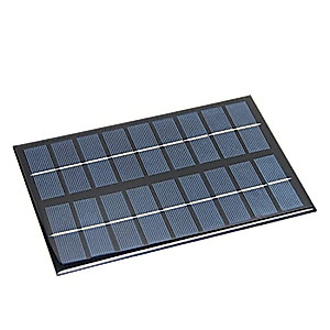 Fielect Mini Solar Panels 9V 3W Small Solar Panel Charger Polysilicon Solar Epoxy Cell Charger DIY Solar System Kit, 195x125mm
