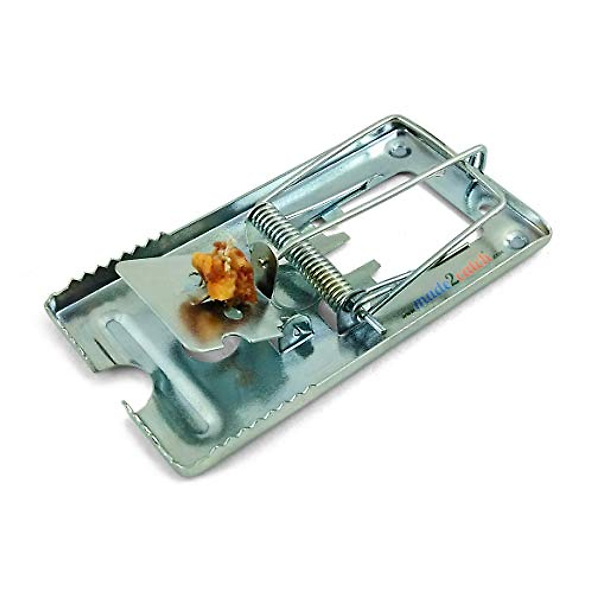 Pack of 8 made2catch Classic Metal Mouse Traps Fully Galvanized - Snap Trap for Mice - Mouse Control - Humane Mouse Traps That Work - 8 Traps