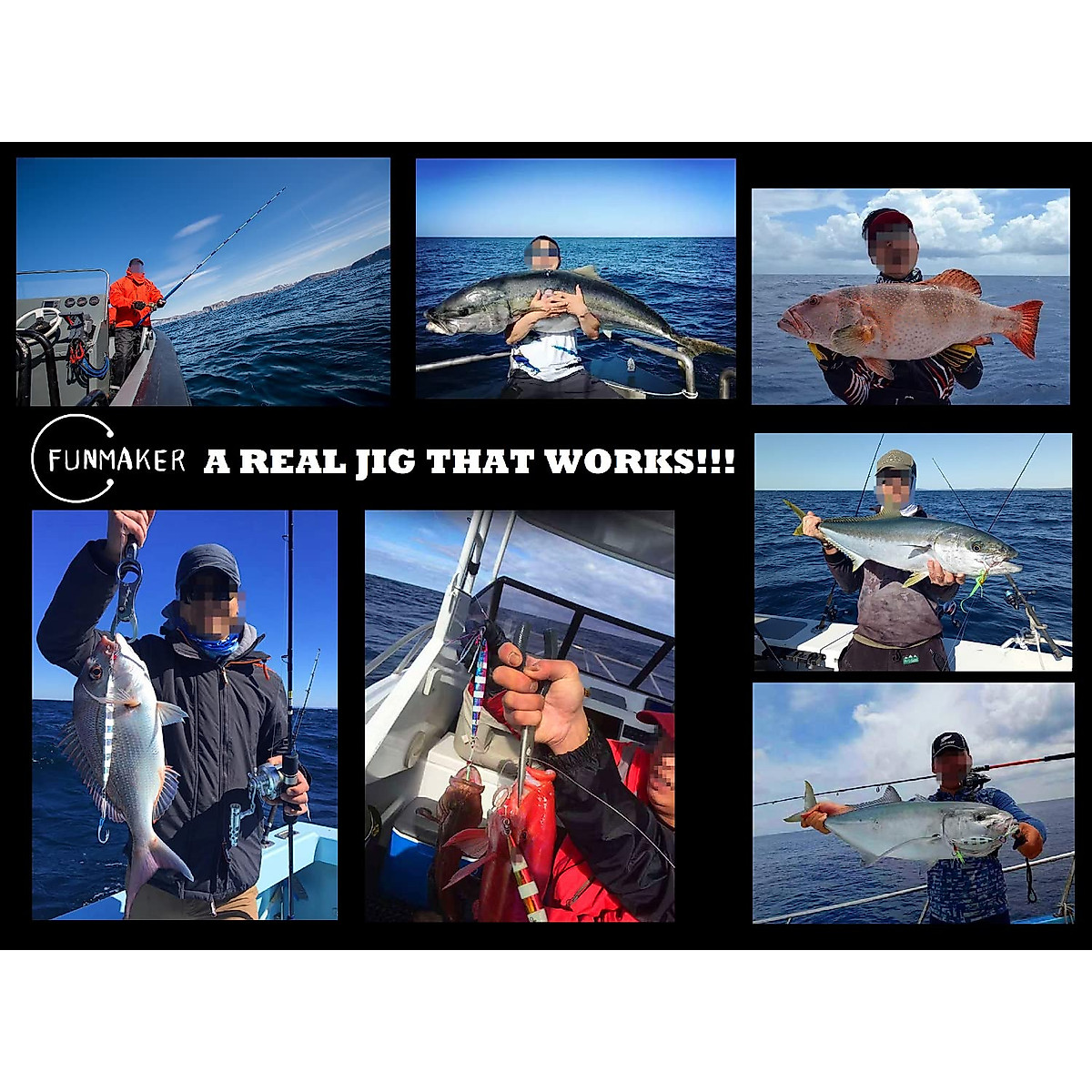 Funmaker 40g-620g Fishing Saltwater jigs Speed Jigging Slow Jigging Pitching Lures Vertical Jigging Artificial Lures Vertical Jigs Saltwater Artificial Bait (Laser pink,500g)