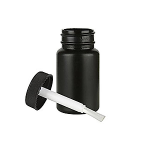 25 Empty Plastic Bottles Brush Applicator Cap Arts Craft Paint Jar Container 2oz