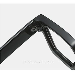 PARWANA Fashion Square Reading Glasses Clear Vision Computer Readers Blue Light Blocking Flat Light Mirror (Color : C3, Size : +350)